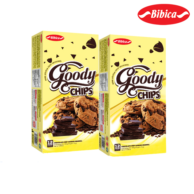 Bibica Goody Chips Chocolate Flavour Cookies 144g x 20 Boxes – Parallel ...