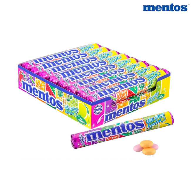 Mentos Chewy Candy Rainbow (32g x 16 Sticks) 512g x 24 Bags – Parallel ...